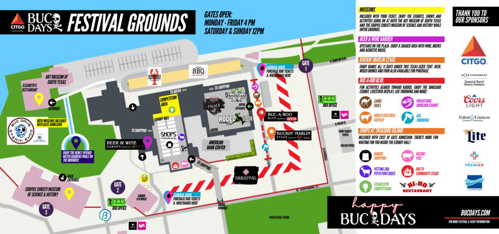 Know Before You Go | Buc Days