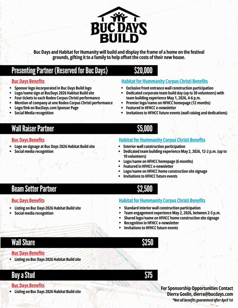 Buc Days Build | Buc Days